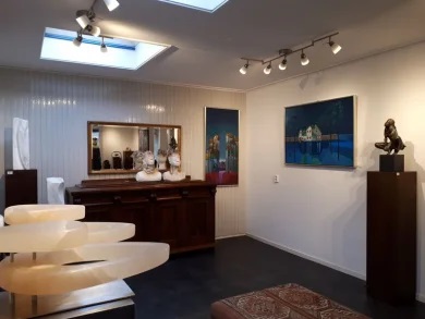 Een kunstgalerie in Ommen waar ik mij als boerendochter ook thuis voel ...